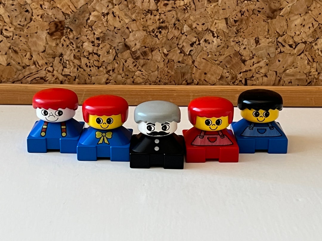 Vintage Lego Figures Lot of 5 Dolls in Excellent Condition Made in ...