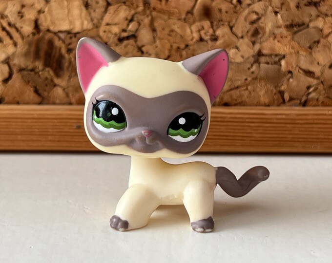 LPS Cat #1116 Siamese | Littlest Pet Shop | Authentic Pets - Etsy
