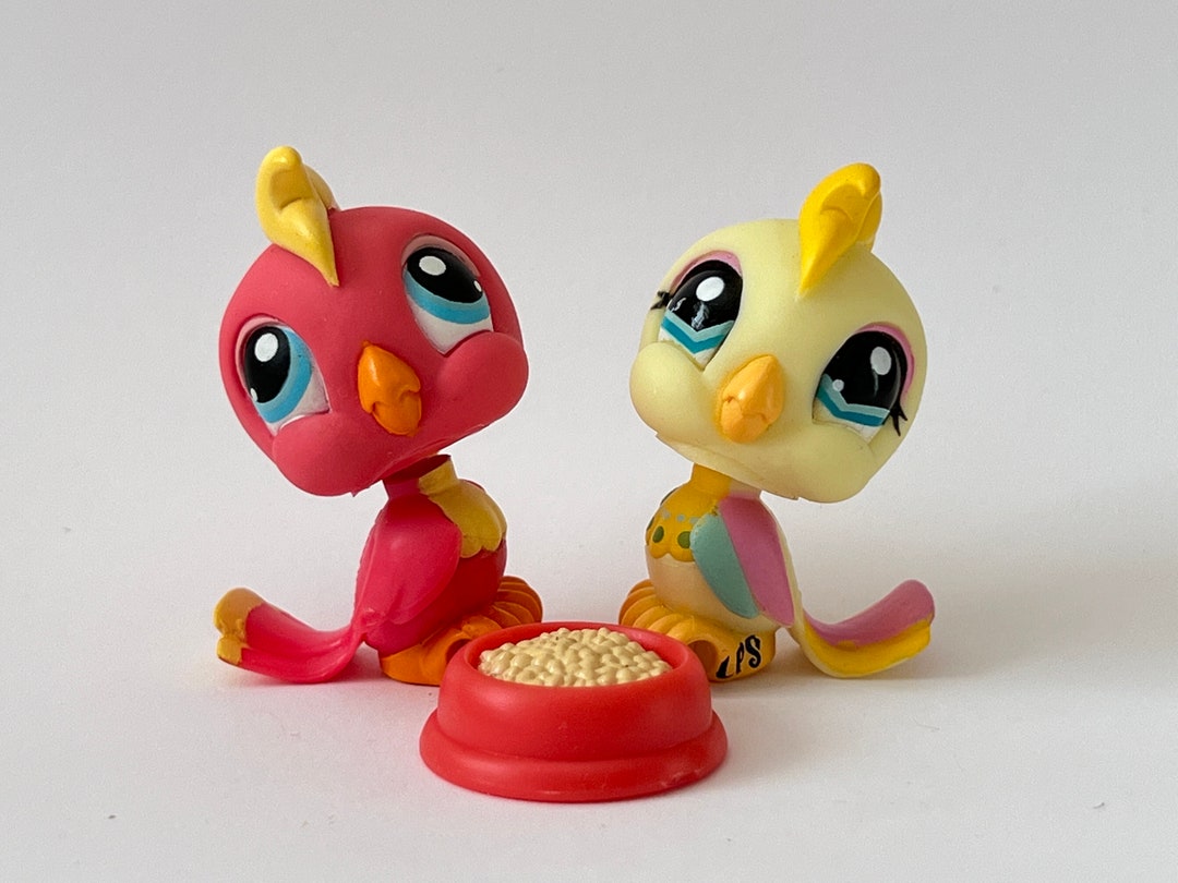 LPS Cockatoo #370 + #1452 With Small Accessorie | Littlest Pet Shop ...