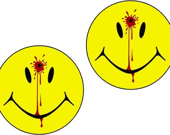 Smiley face blood | Etsy