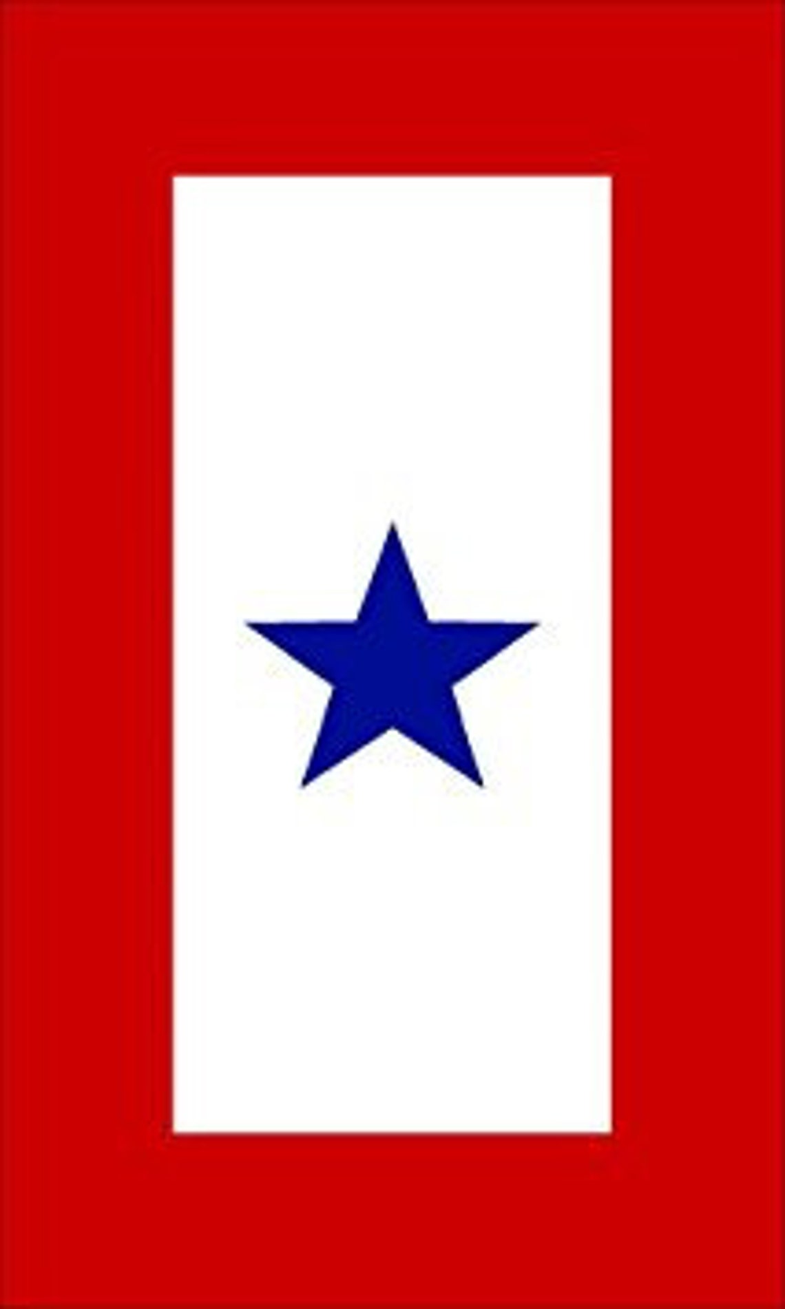 1 Blue Star Military Service Flag Sticker army decal | Etsy