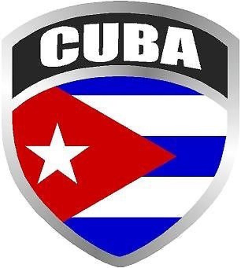 Magnet Cuba Cuban Flag Shield Decal Badge Car Truck Motorcycle | Etsy
