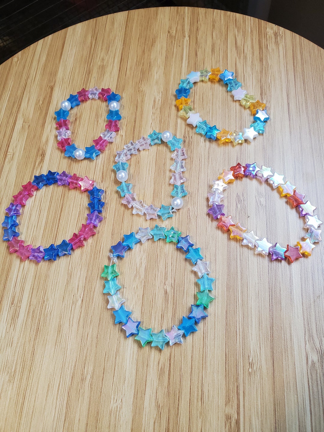 Kandi Pride Star Bracelets Lesbian Transgender Bisexual Gay Aromantic ...