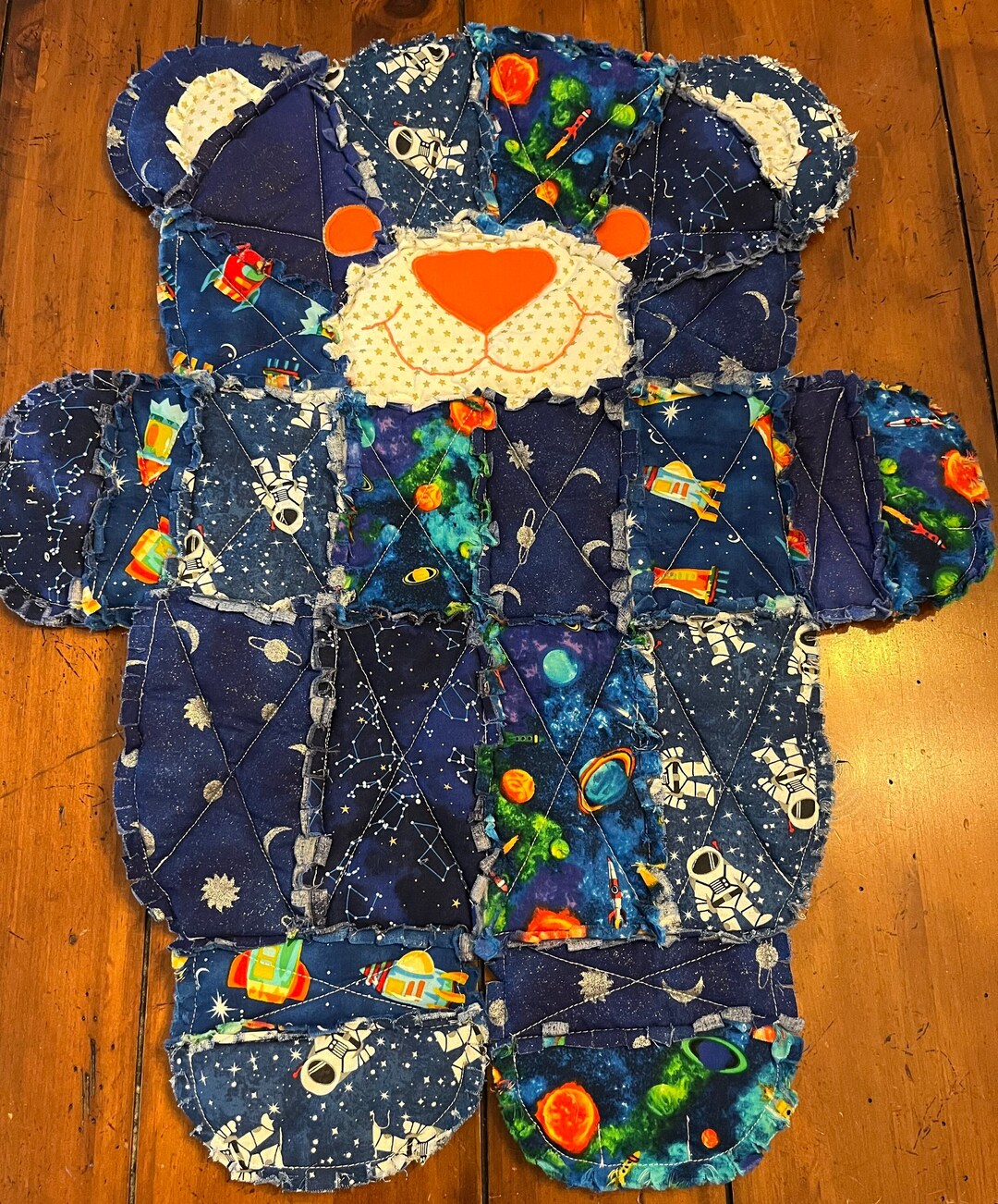 Space BITTY Bear, Bitty Bear, Astronaut, Space Quilt, Baby Boy, Baby ...