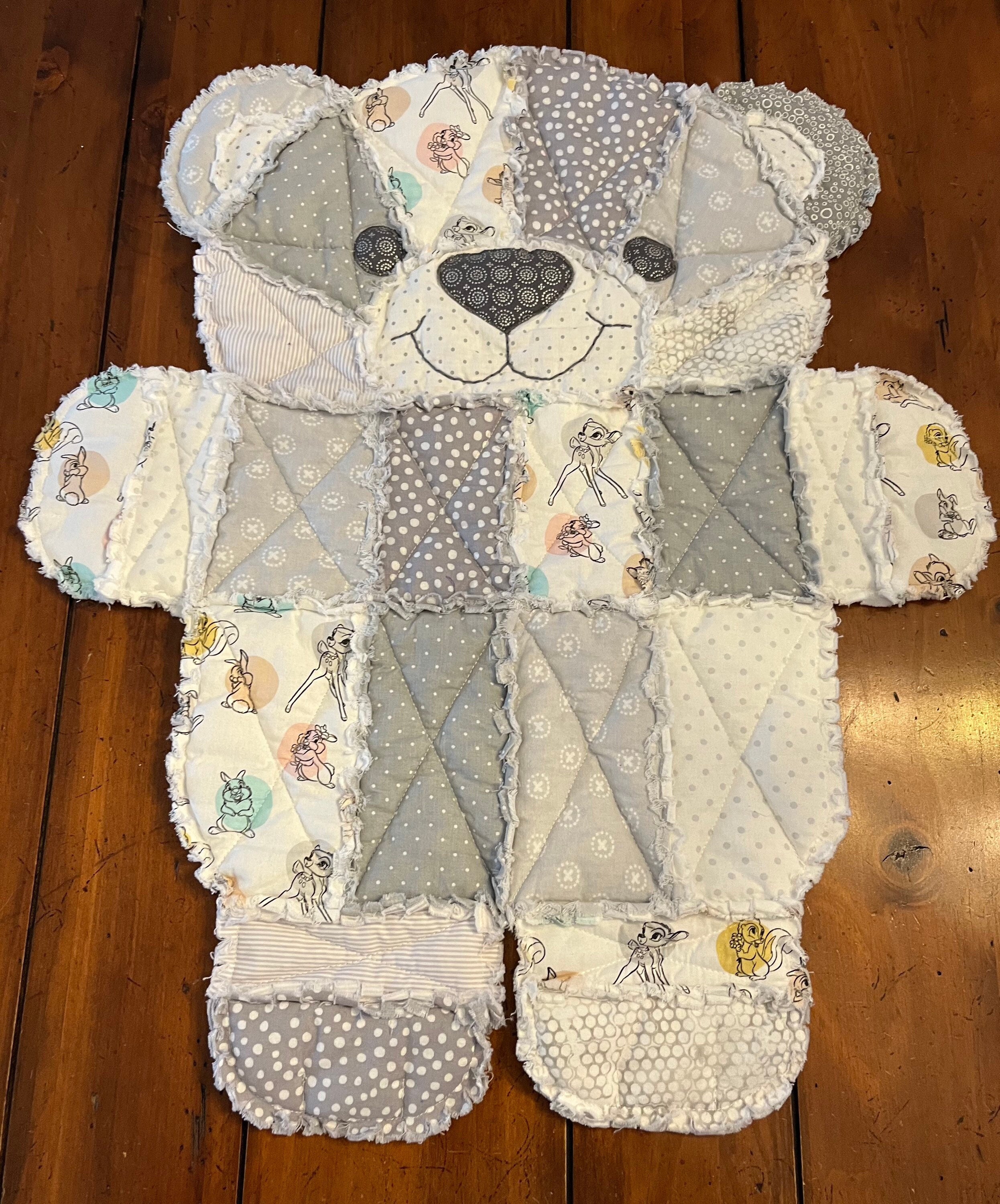 Bitty Bear, Gender Neutral, Baby Gift, Bambi, Grays, Nursery, Newborn ...