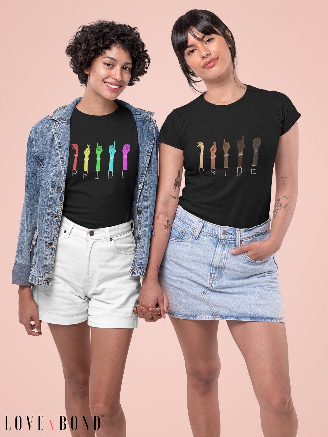 Pride Sign Language Shirt, Rainbow Color, Pride Month T Shirt, BLM ...