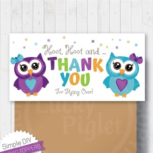 Owl Treat Bags Toppers Printable Owl Treat Bags Toppers Owl - Etsy
