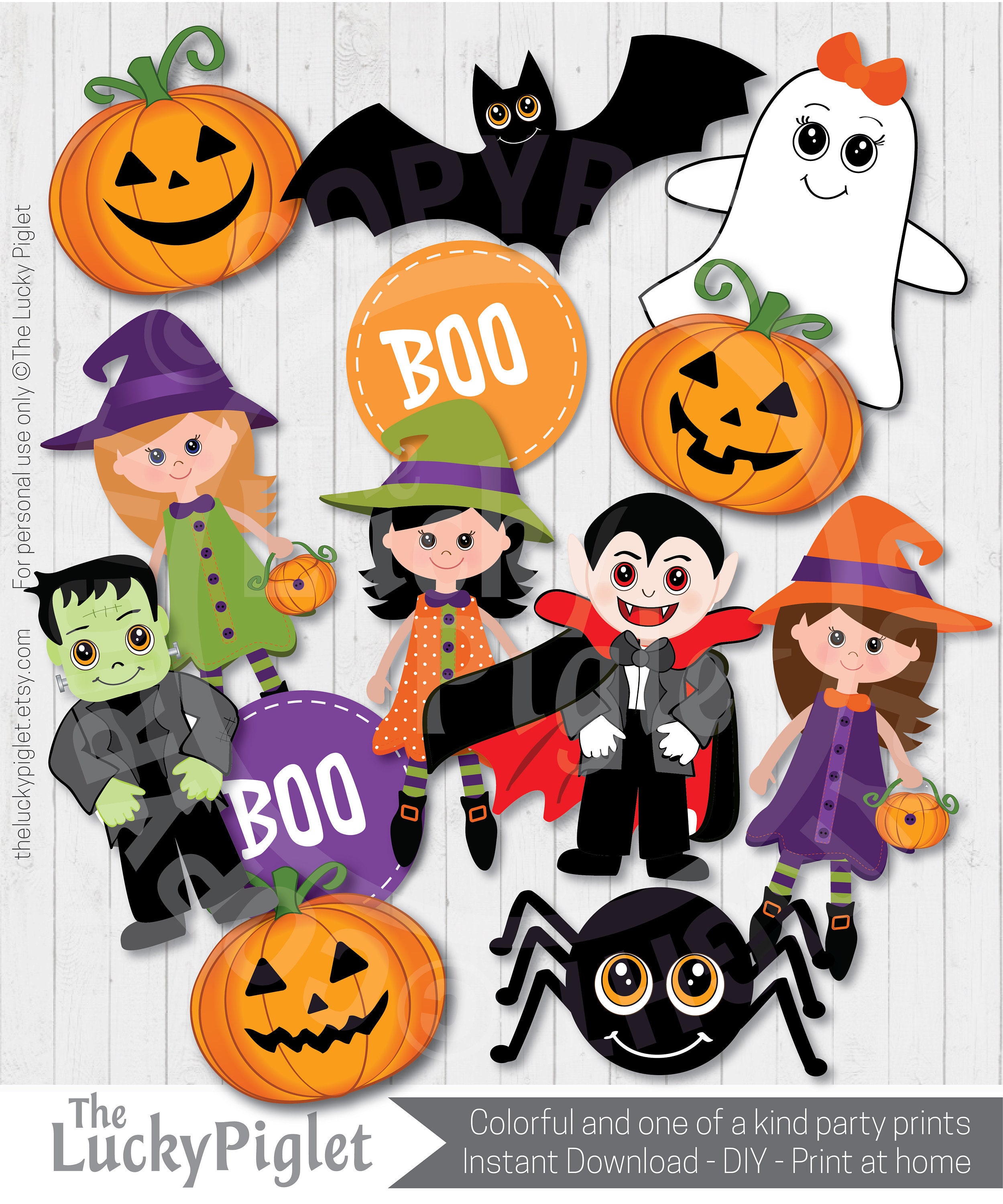 Cute Printable Halloween Decorations
