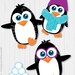 PENGUIN PARTY DECORATION, Penguin Party Centerpieces, Penguin Cut Outs ...