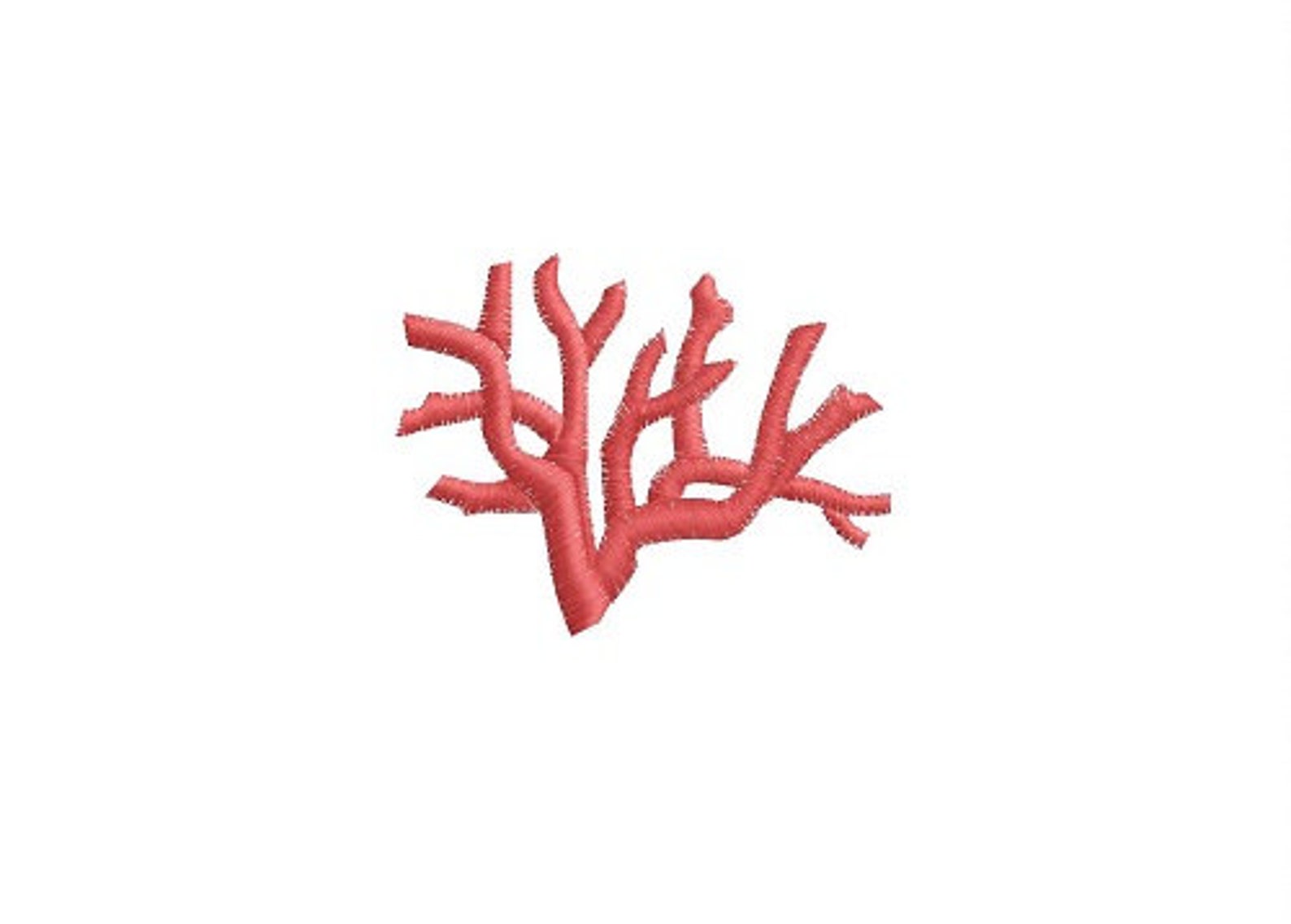 Branching Coral Machine Embroidery Design - Etsy