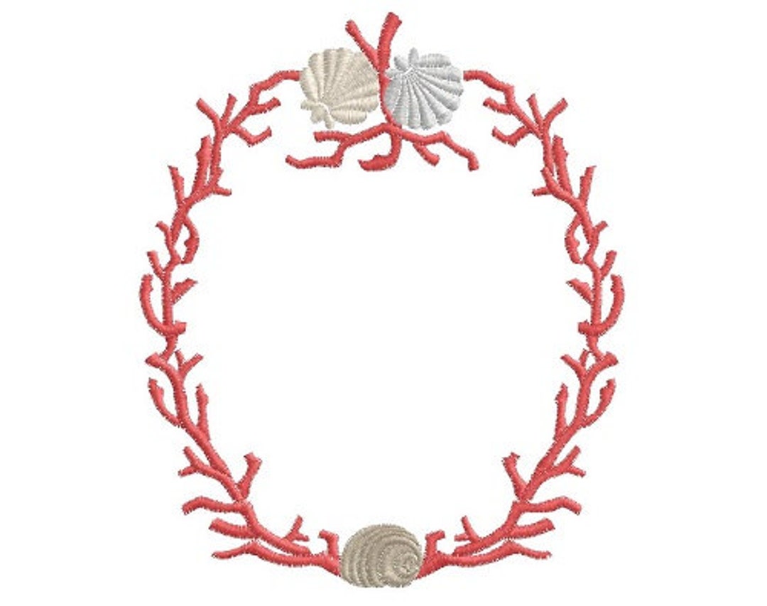 Branching Coral Machine Embroidery Design - Etsy