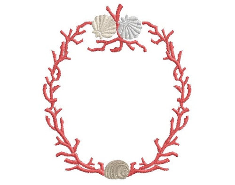 Branching Coral Machine Embroidery Design - Etsy