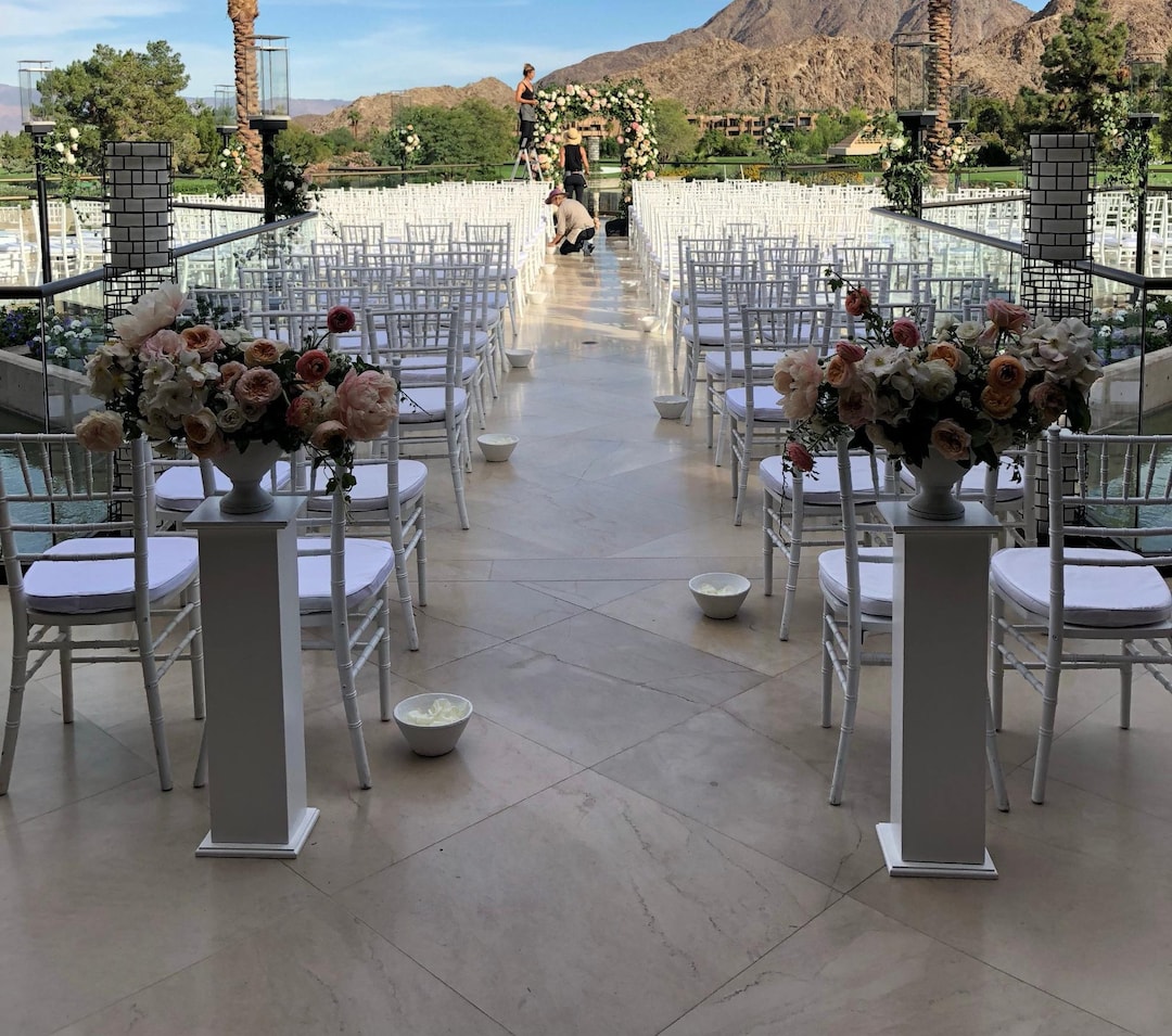 Set of 30" Wedding Pedestals, Wedding Columns, Wedding Backdrop ...