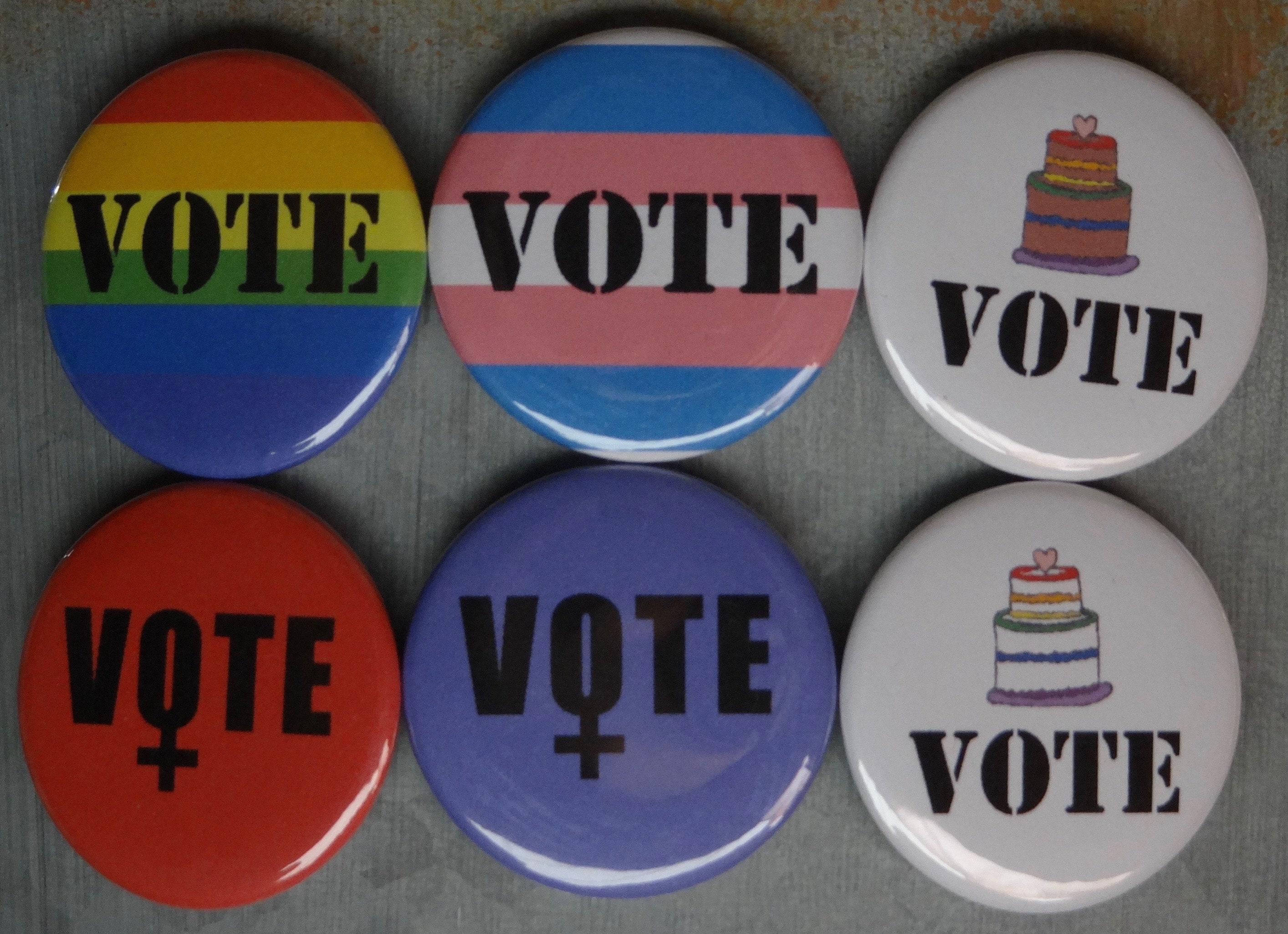 Stem pins / magneten: LGBTQ Transgender Vrouw Symbool - Etsy Nederland