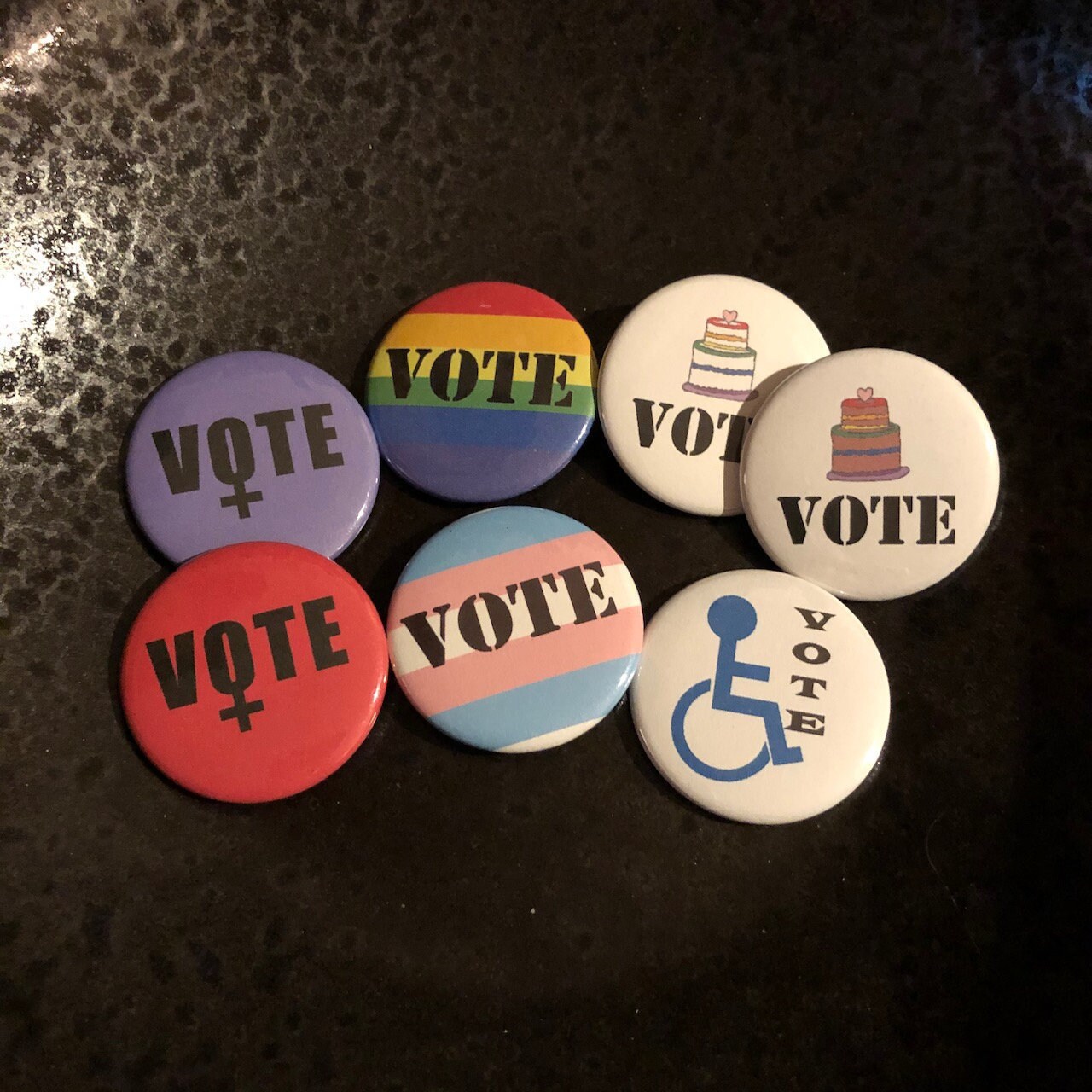 Stem pins / magneten: LGBTQ Transgender Vrouw Symbool - Etsy Nederland