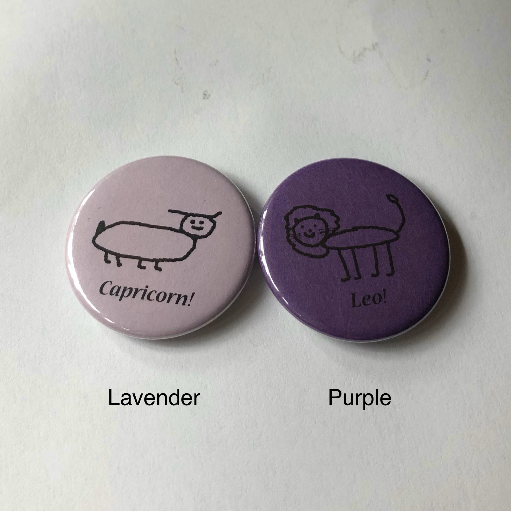 Zodiac/astrology Buttons/pins and Magnets | Etsy