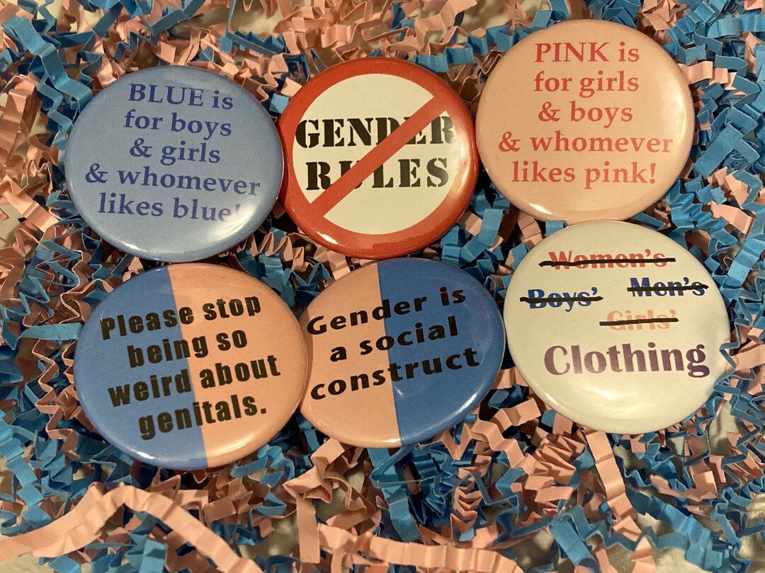 No Gender Rules, Pink/blue is for Everyone! - Etsy