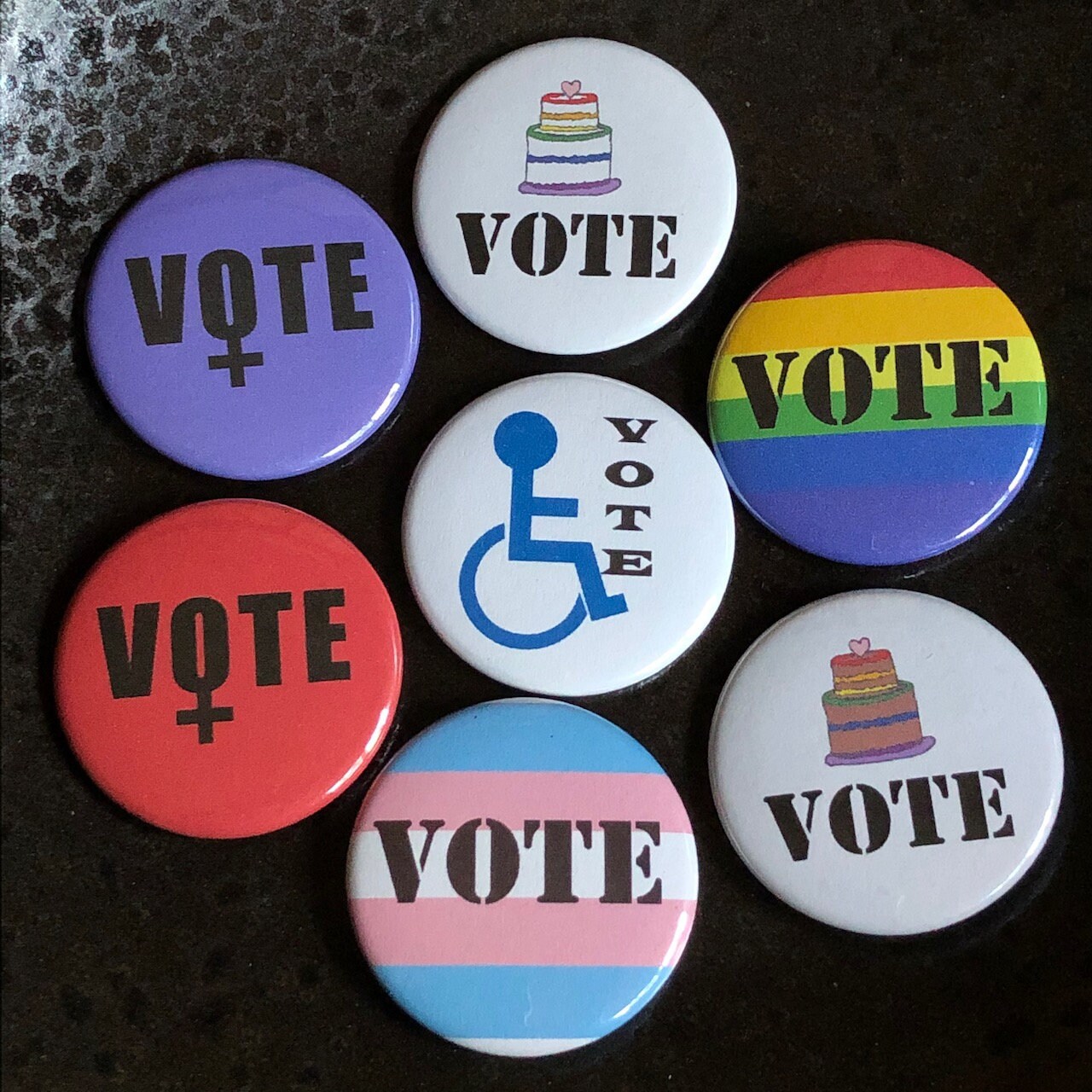 Stem pins / magneten: LGBTQ Transgender Vrouw Symbool - Etsy Nederland