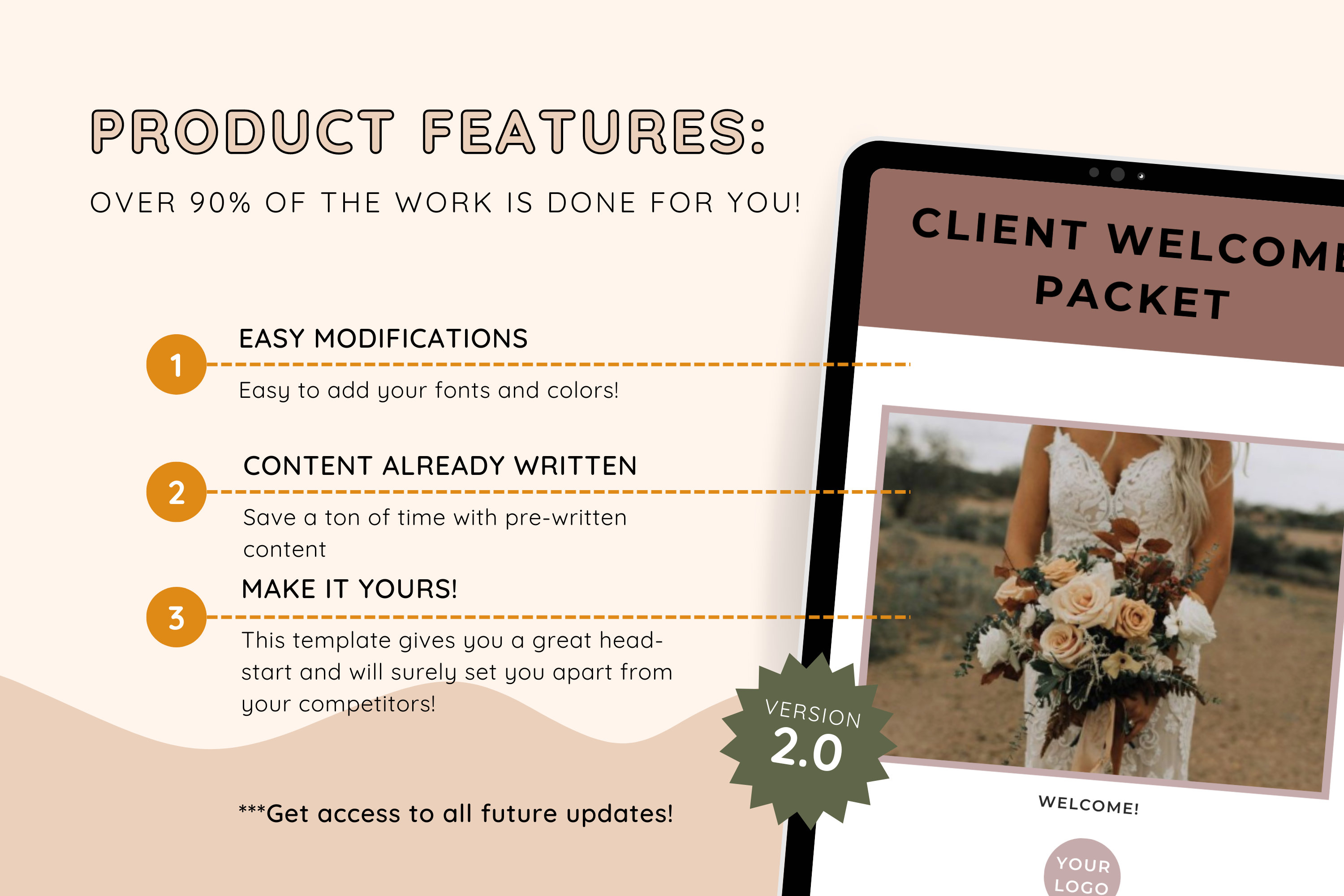 Client Onboarding Welcome Packet Wedding Planner Wedding Day Of Coordinator Client