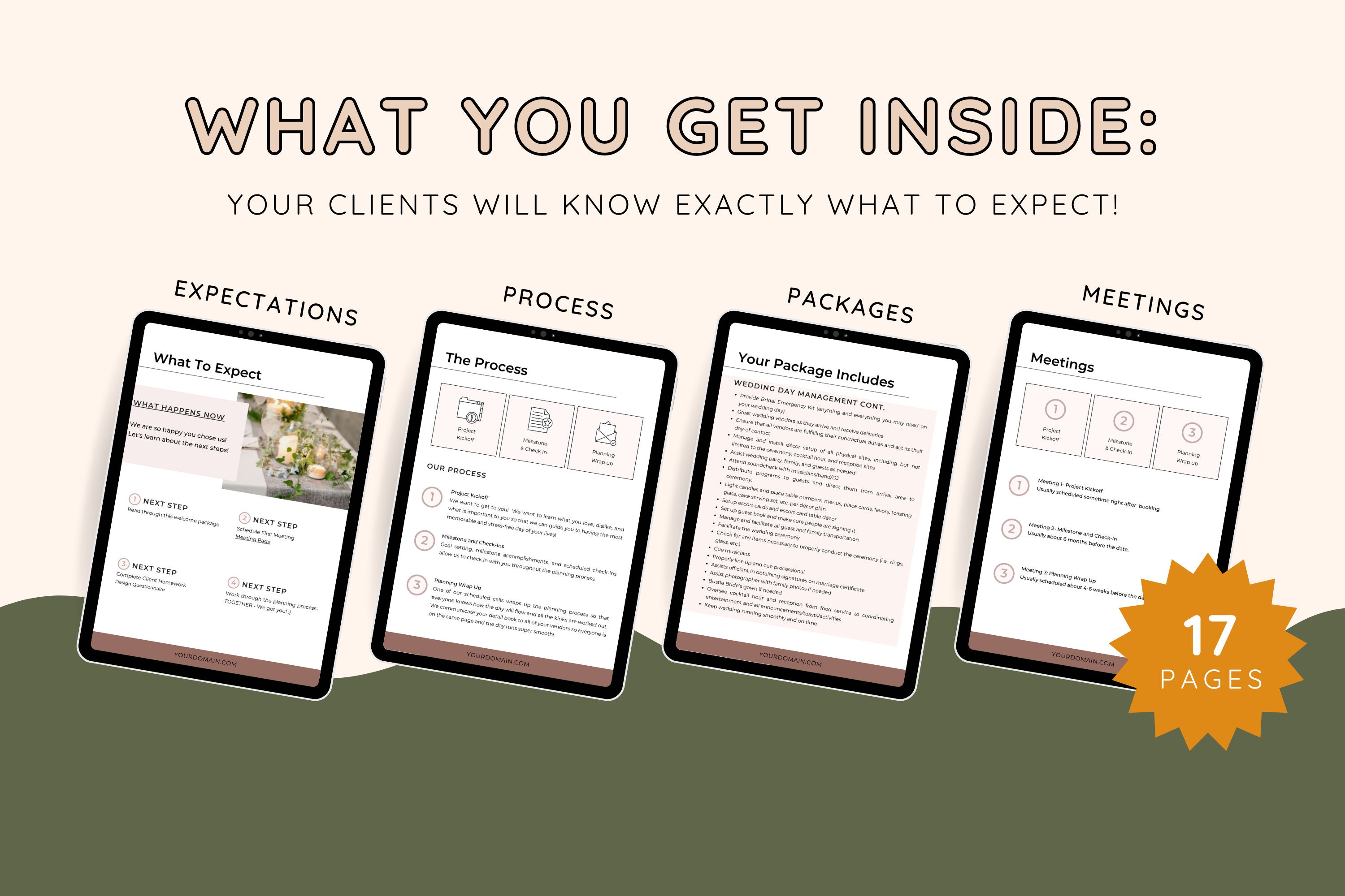 CLIENT ONBOARDING WELCOME Packet| Wedding Planner | Wedding Day of ...