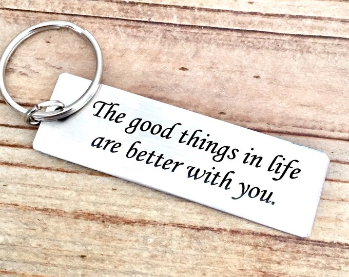 Handwritten Key Chain, Motivational Reminder Succeed Personalized Key ...