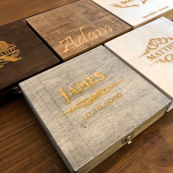 Wooden Cigar Box - Etsy