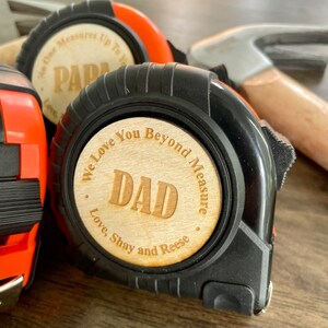 Personalized Tool Kit for Fathers Day, Personalized Hammer and Tape ...