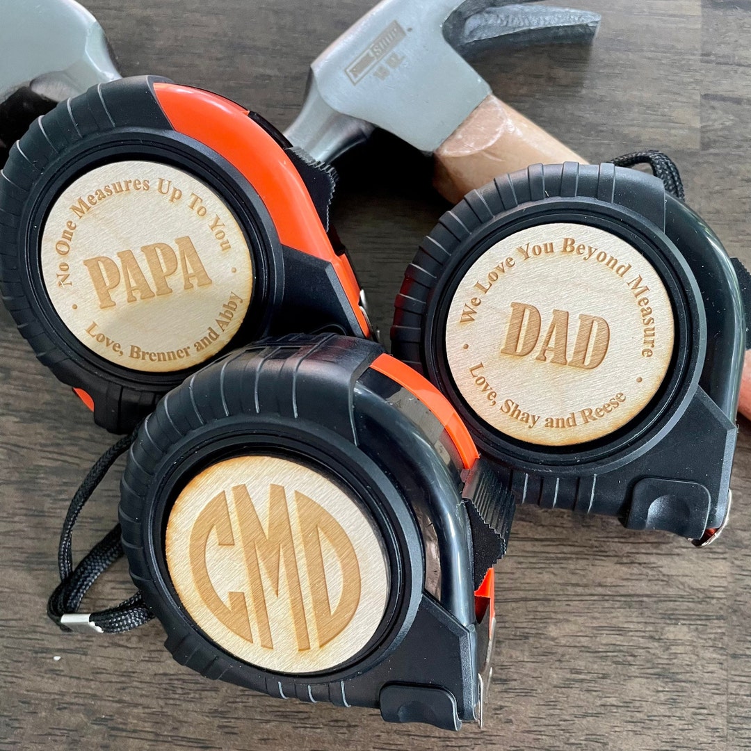 Personalized Father's Day Gift - Engraved Tape Measure - Personalized ...