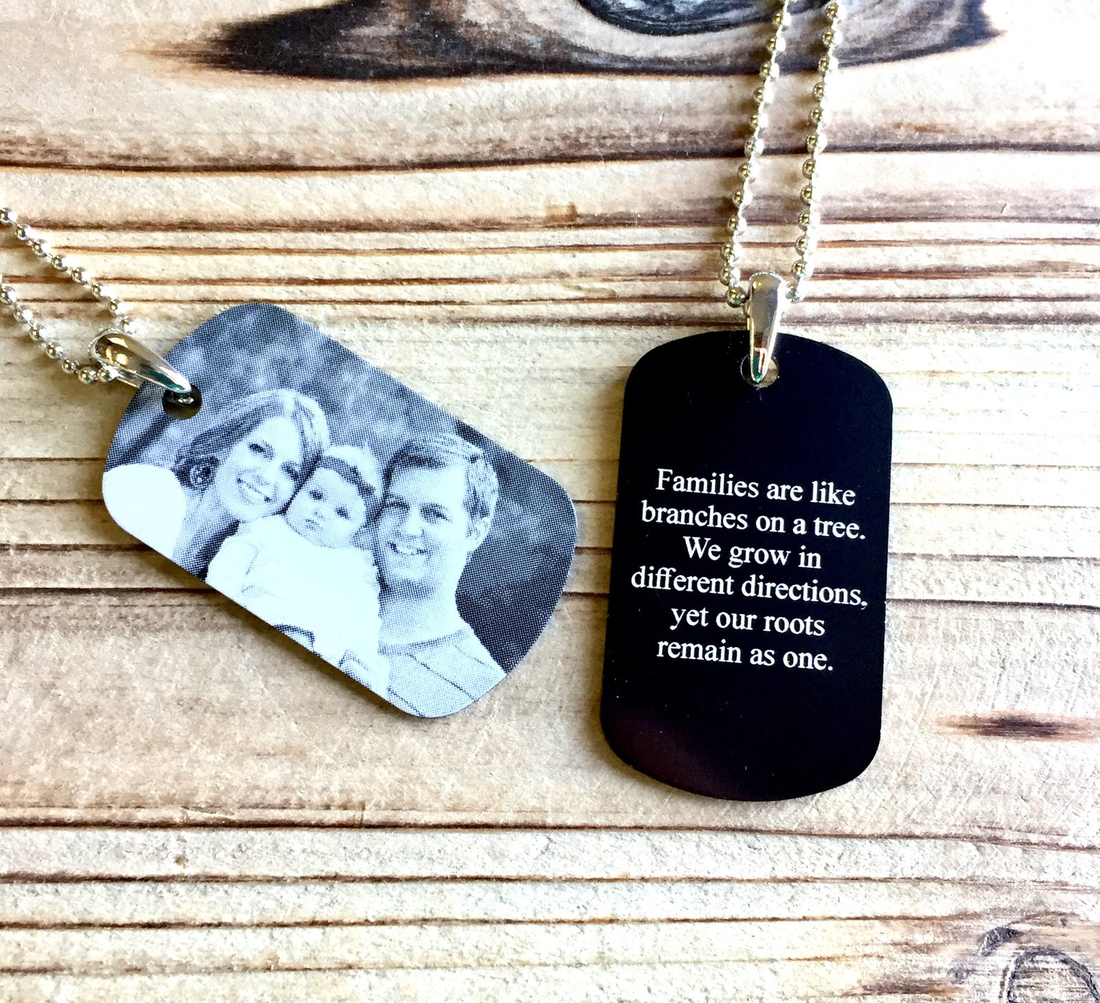 Picture Dog Tag Photo Engraved Dog Tag Personalized Dog | Etsy