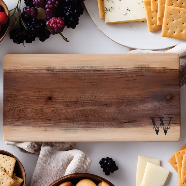 Monogrammed Cheese Board - Etsy