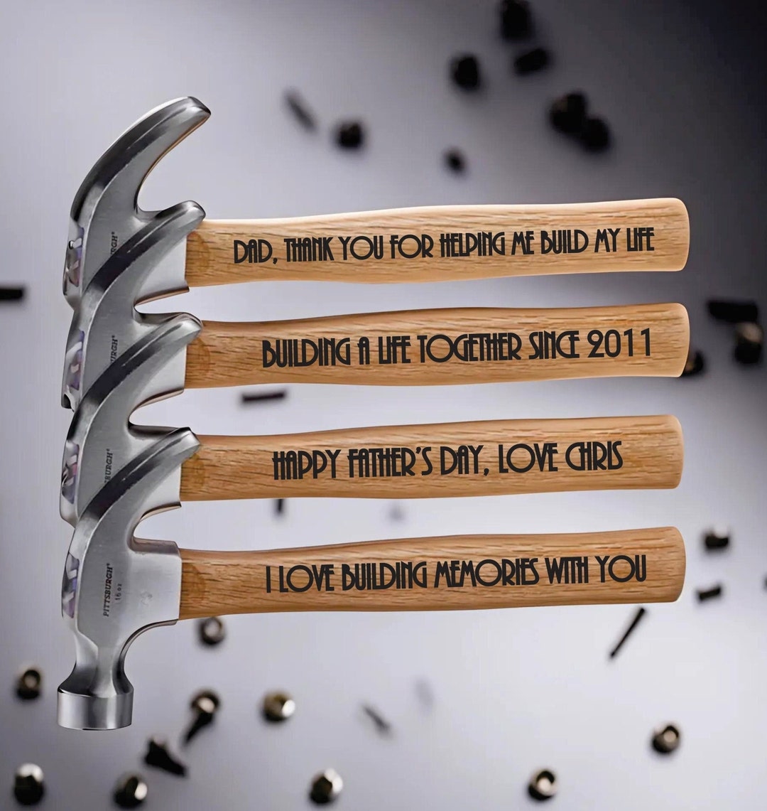Personalized Hammer Gift - Engraved & Customized Hammer for Men - Ideal ...