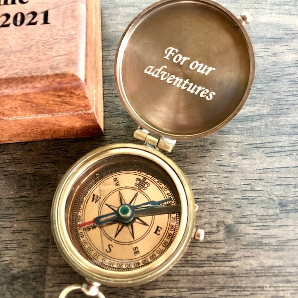 Brass Compass - Etsy