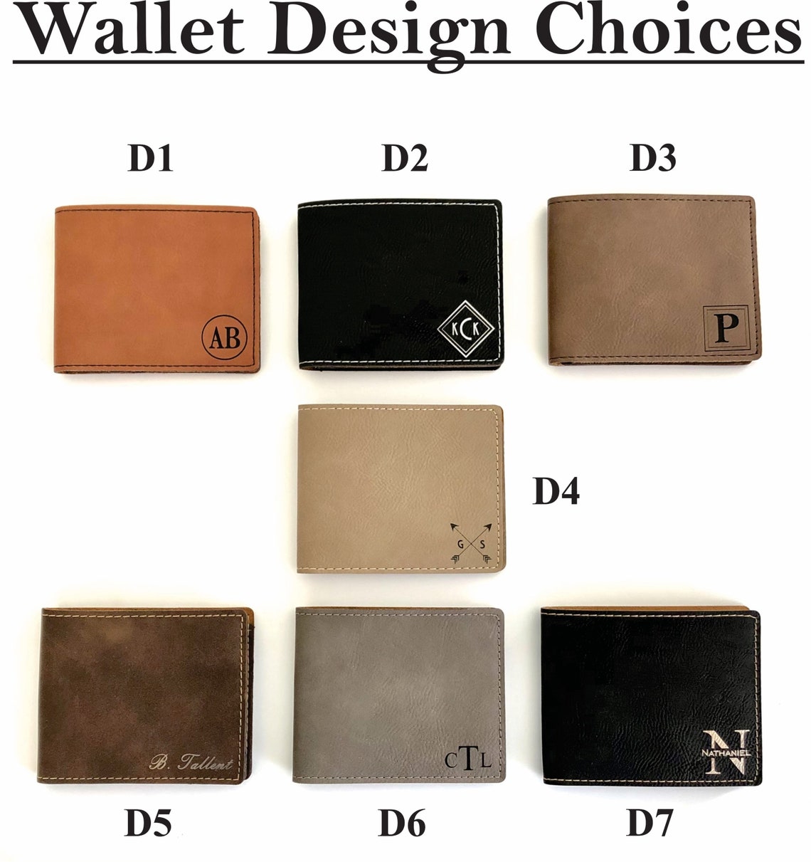 ECO FRIENDLY GIFT Personalized Wallet Gift Vegan | Etsy