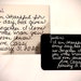 Handwritten Wallet Card HANDWRITING Picture Wallet Card Photo Wallet ...