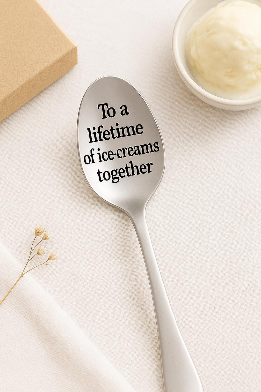 Custom Personalized Ice Cream Spoon Gift - Etsy