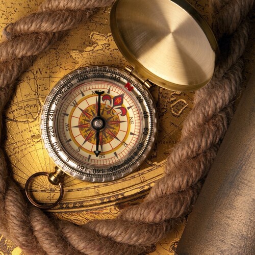 CUSTOM Engraved Compass Personalized Engraved Compass. Front - Etsy