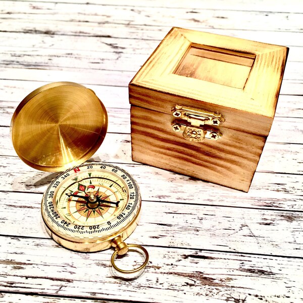 Engraved Compass - Etsy
