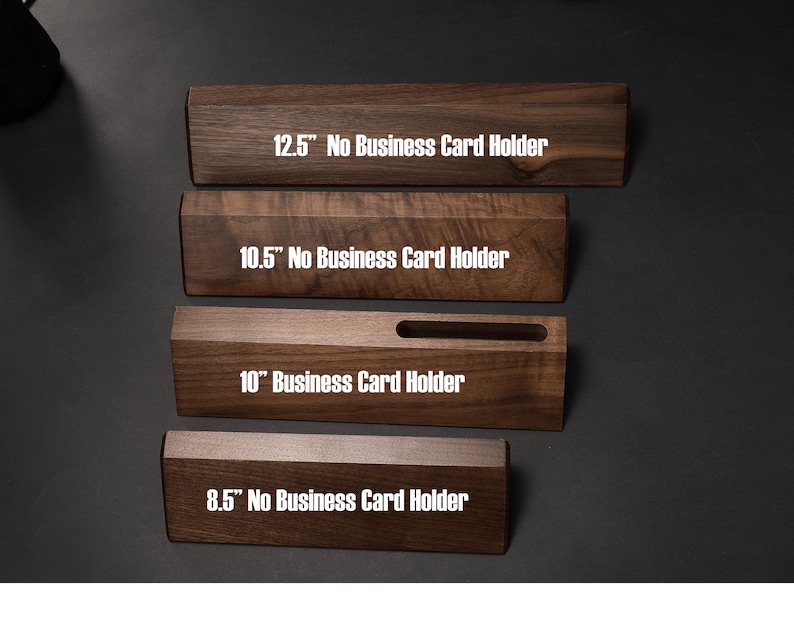 Personalized Walnut Wood Desk Name Plate: Executive Office Decor - Etsy
