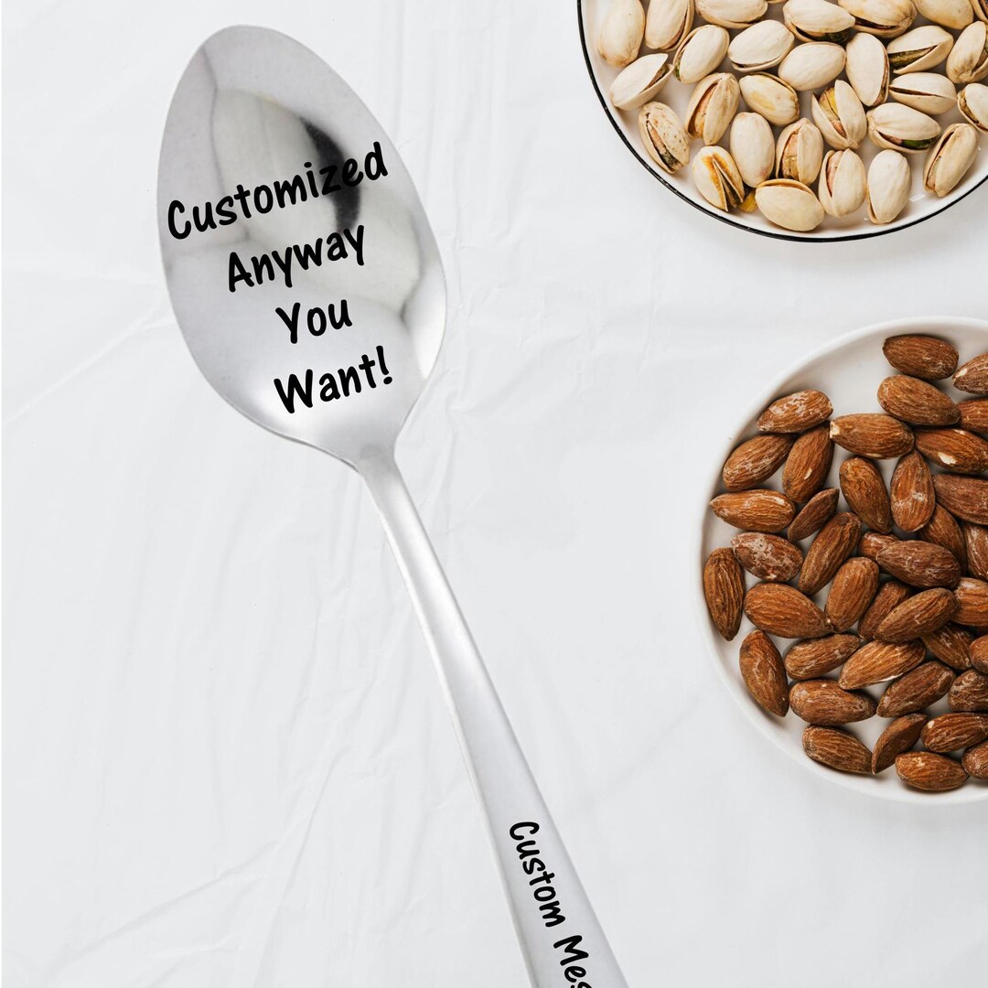 Personalized Engraved Spoon: Custom Saying Gift - Etsy
