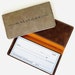 Custom Eco Friendly Checkbook Holder LASER ENGRAVED Checkbook - Etsy