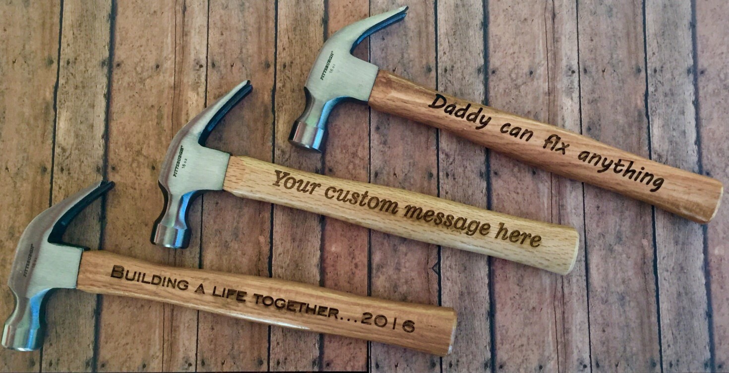 Engraved Hammer Personalized Hammer Gift for Dad | Etsy