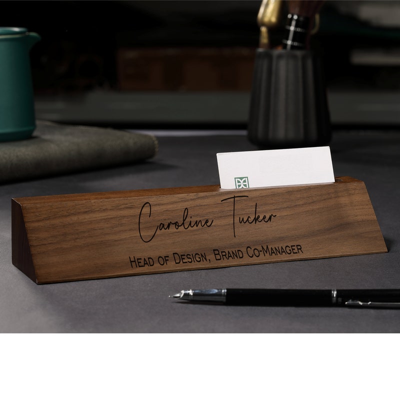 Desk Name Plate - Etsy