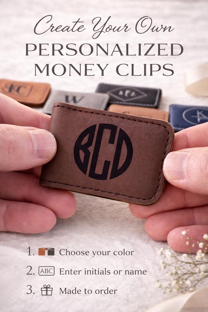 Personalized Photo Money Clip, Engraved Wedding Gift for Groom ...