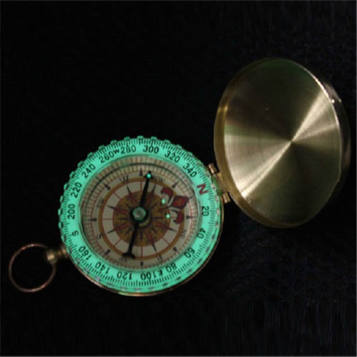 Custom Engraved Compass: Personalized Monogram Compass - Etsy