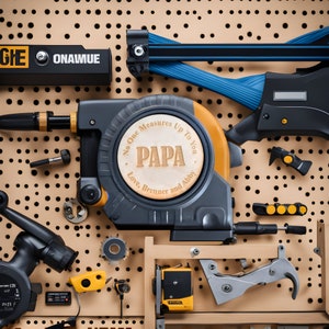 Personalized Tool Kit for Fathers Day, Personalized Hammer and Tape ...