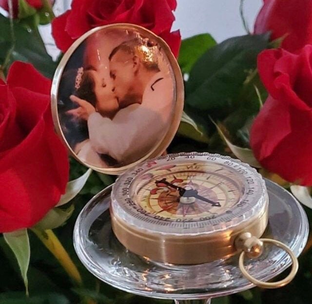CUSTOM Engraved PHOTO Compass Personalized Engraved Compass. - Etsy