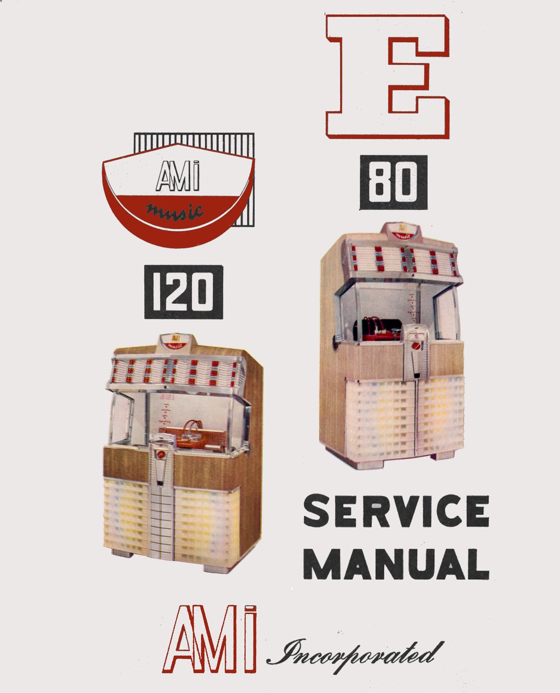 Jukebox AMI Manual High Resolution Instant PDF. Model E-80 and E 120 ...