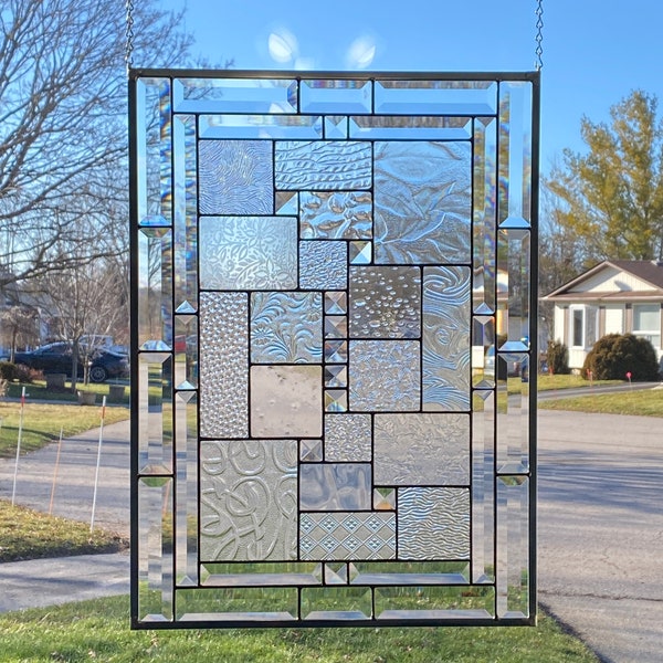 Leaded Glass Panel - Etsy