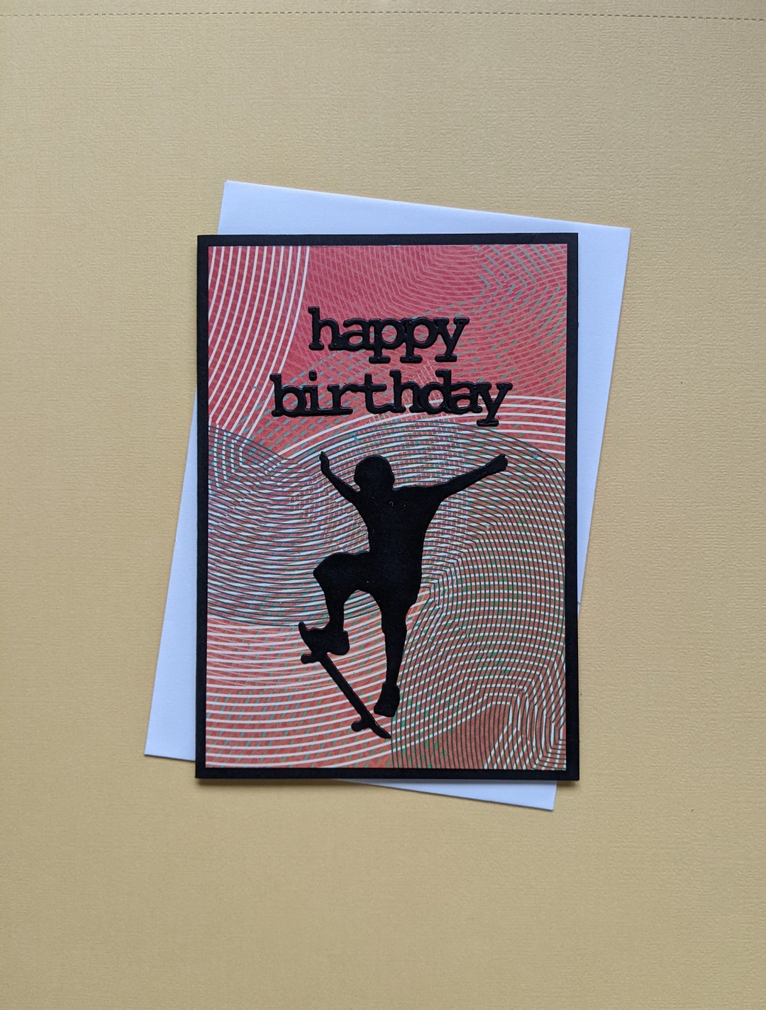 Skateboard Birthday Card Perfect for Skateboarders, FREE SHIPPING - Etsy