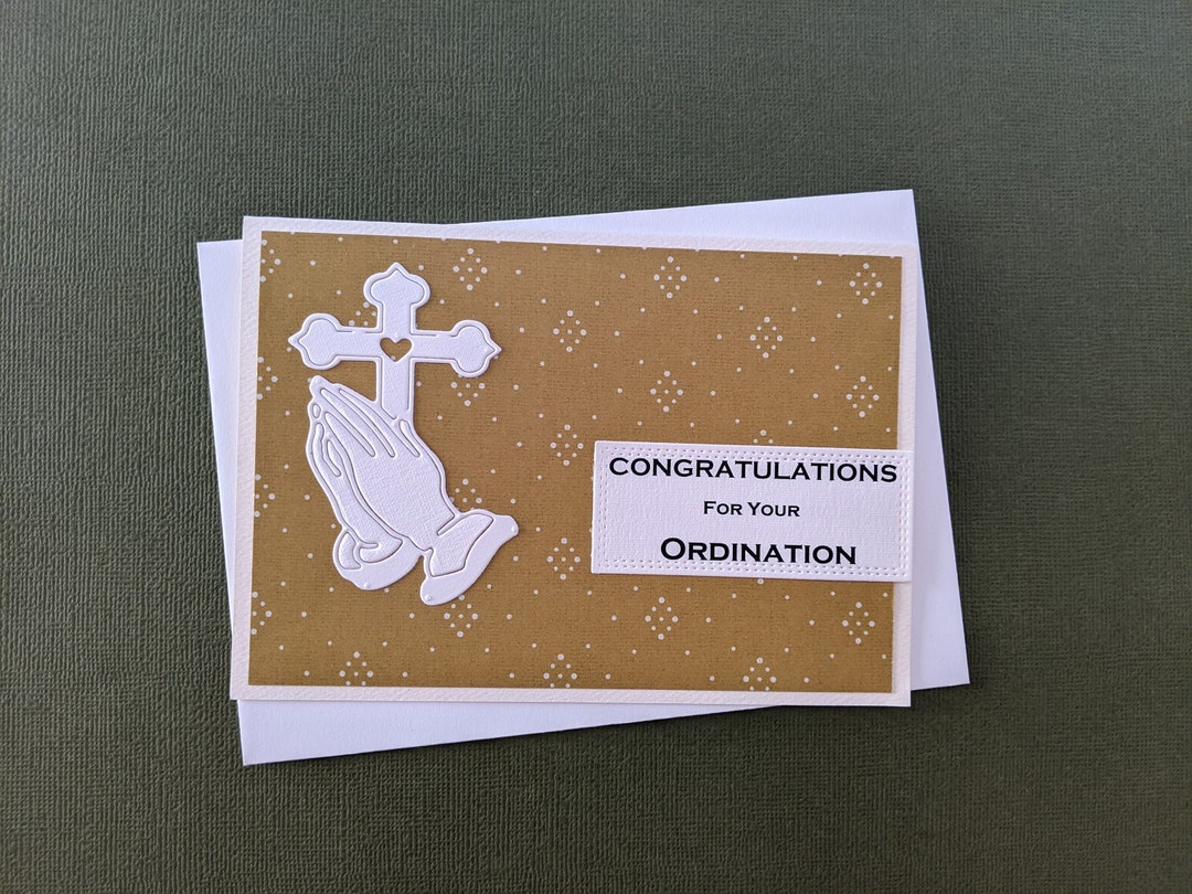 Ordination Card FREE SHIPPING - Etsy